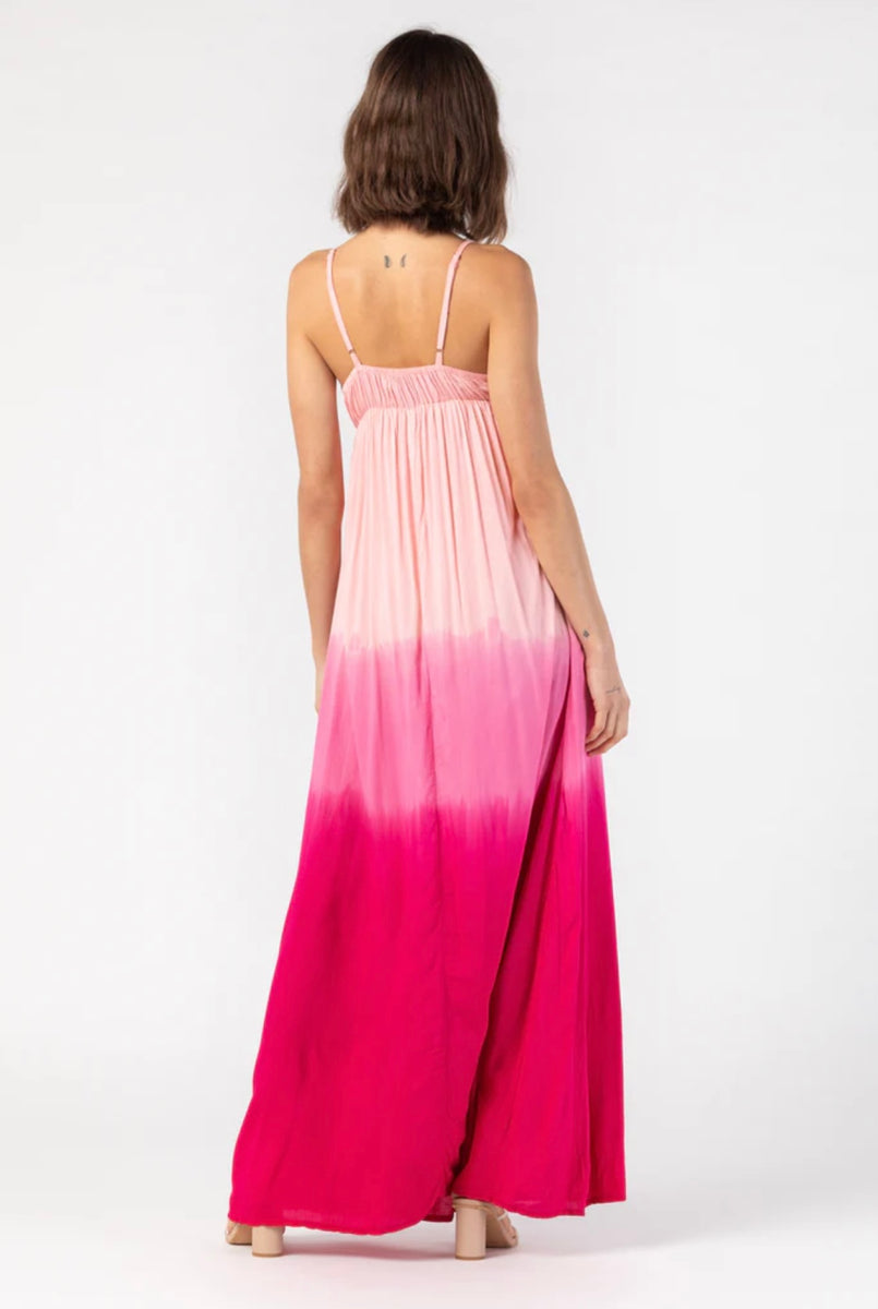 Tiare Hawaii Gracie Maxi Dress | Peach Ruby Gradasi – Tropical Goddess